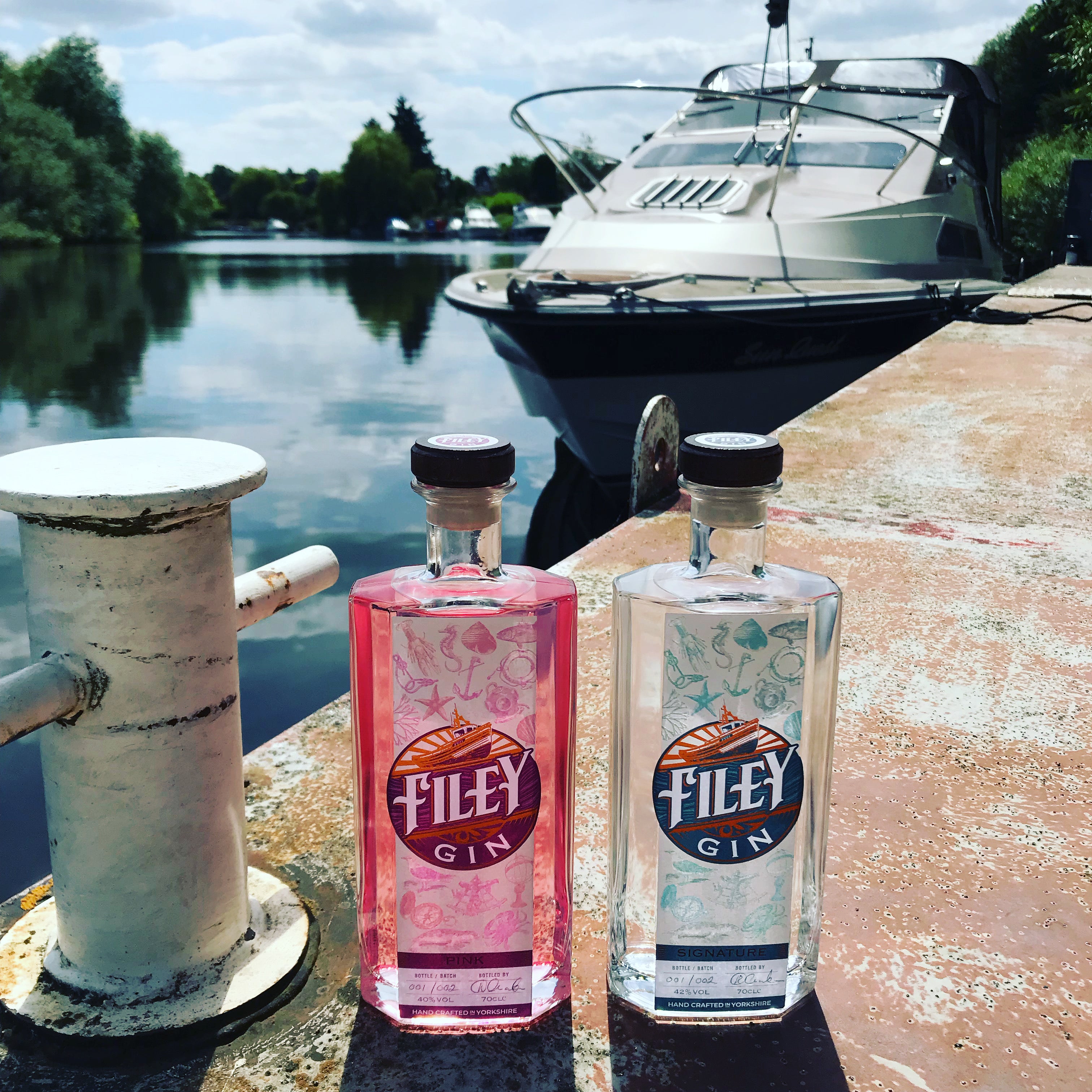 Filey Pink Gin - 70cl Bottle | Filey Distillery Yorkshire
